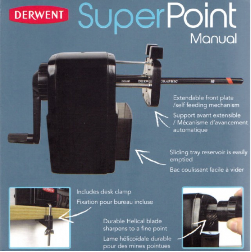 Derwent Superpoint Bordblyantspisser, sort - LUSH DIVE AS